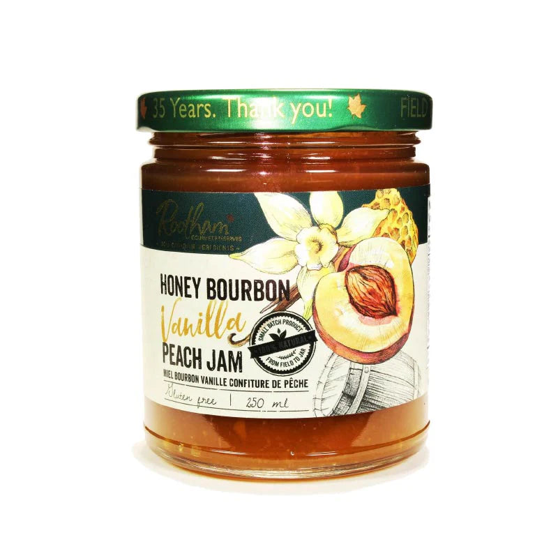 Rootham Honey Bourbon Vanilla Peach Sauce – Halliday House & Co.